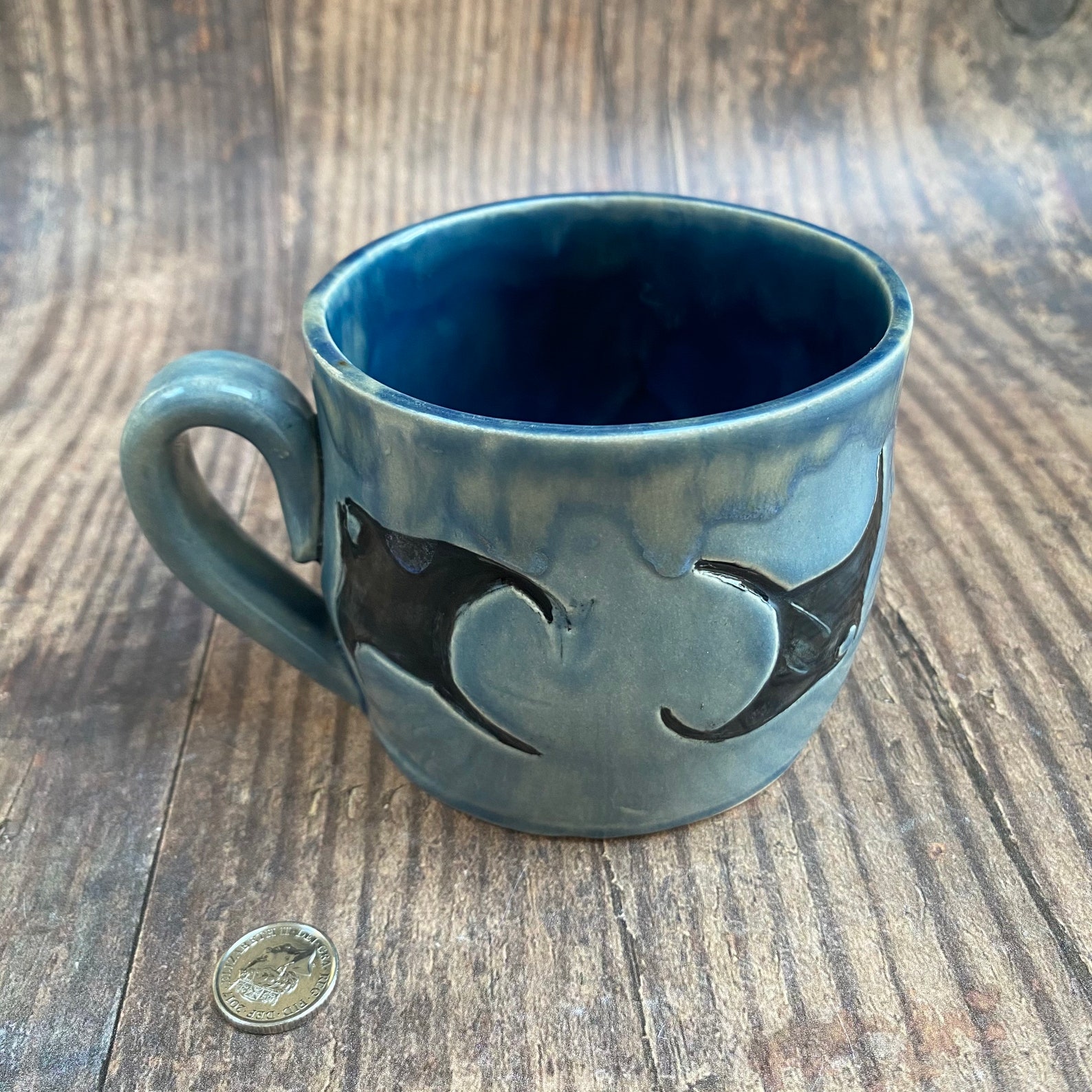 Manta Ray Mug Large Ceramic Cup - Etsy