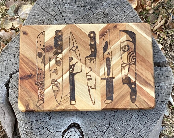Horror Movie Killers Cutting Board - Etsy