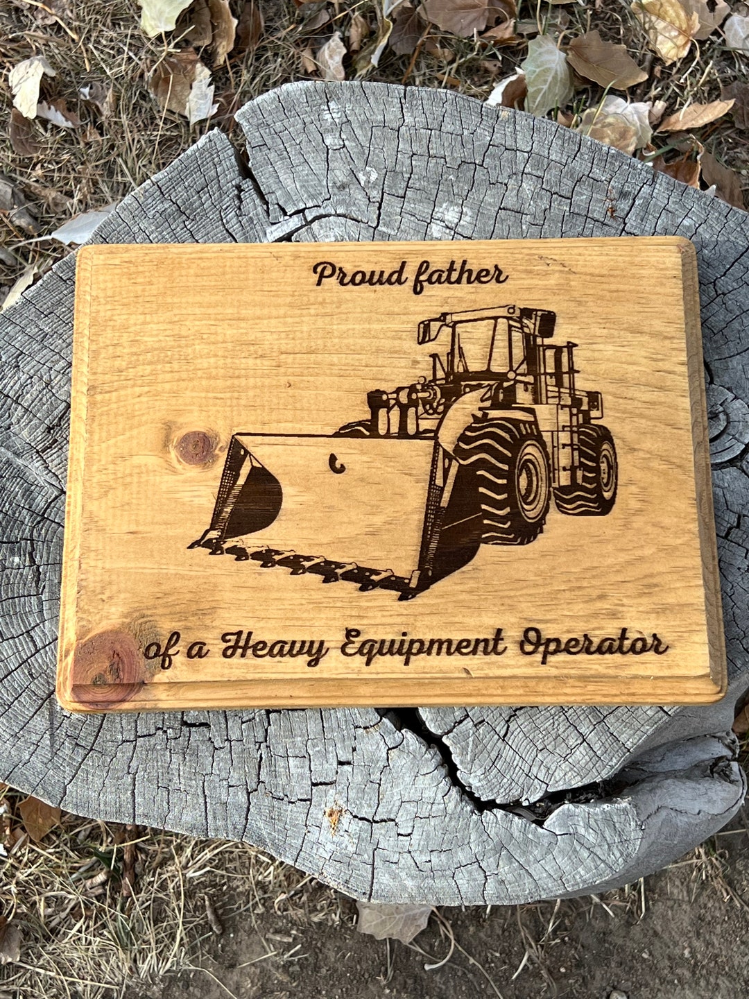 Heavy Equipment Plaque - Etsy