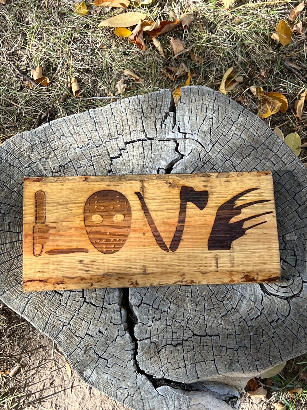 Love Horror Plaque - Etsy