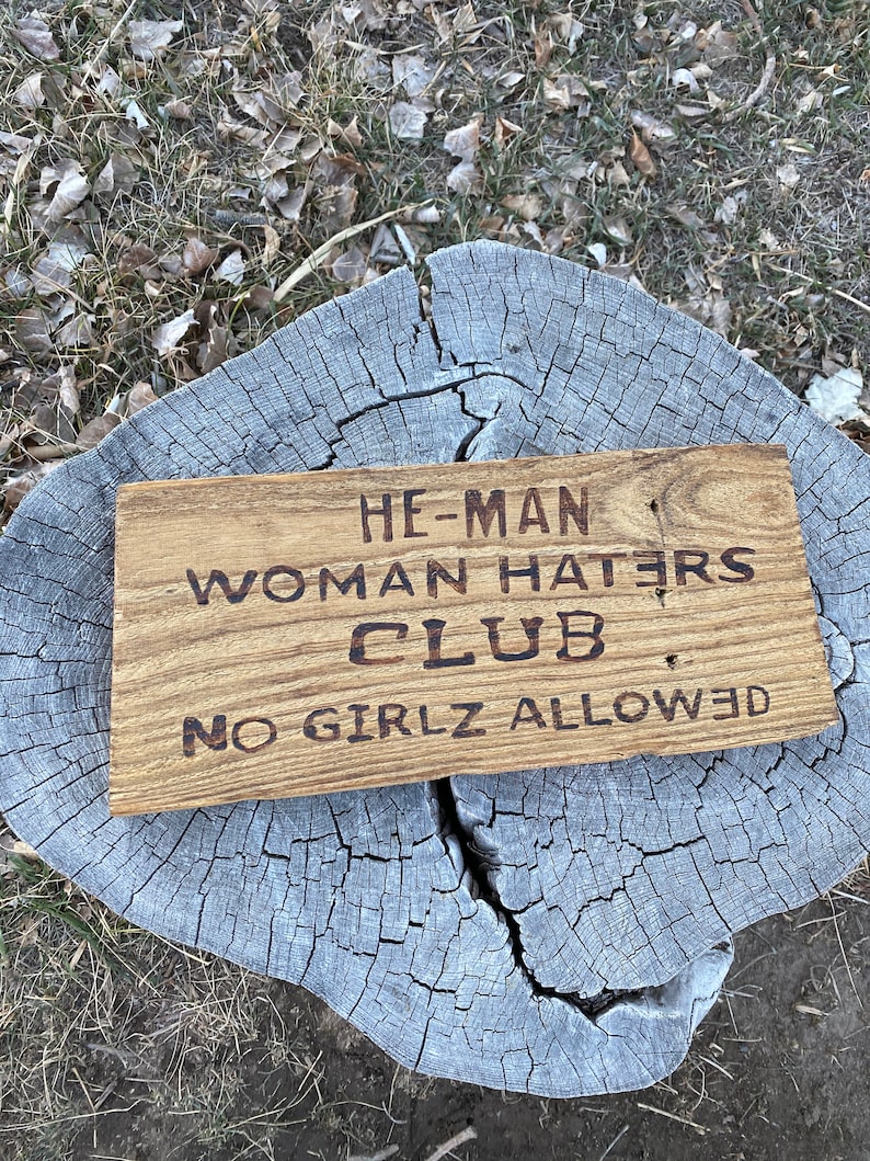 Women Haters Club Plaque Little Rascals - Etsy