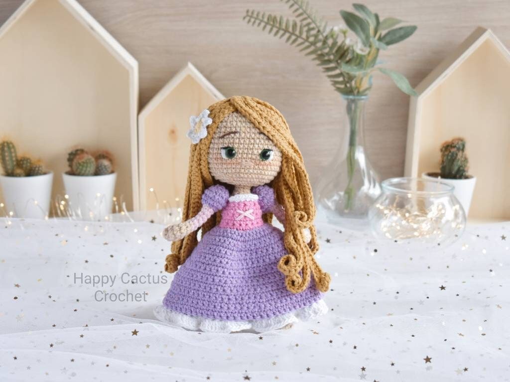 Fairytale Princess Crochet Pattern Amigurumi Pattern Doll Toy - Etsy