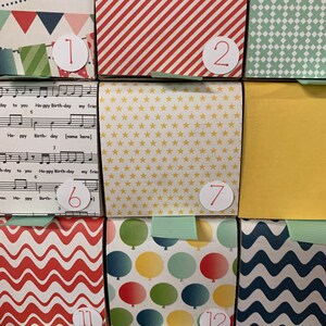 Happy Birthday to You Countdown Calendar - Etsy