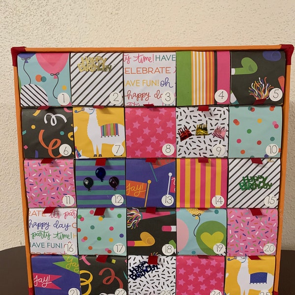 Birthday Countdown Calendar for Kids - Etsy