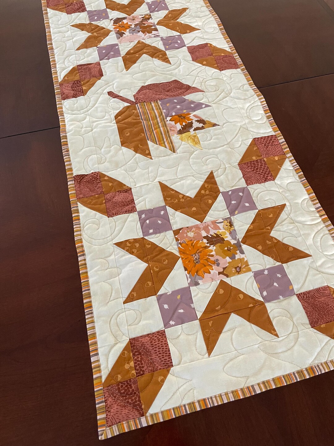 Autumn Table Runner | Quilted Table Runner | Home Decor for Fall ...