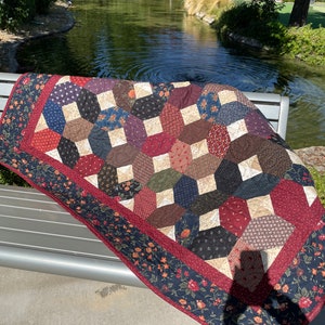 Civil War Era Quilt Reproduction | Handmade Patchwork Quilt | - Etsy