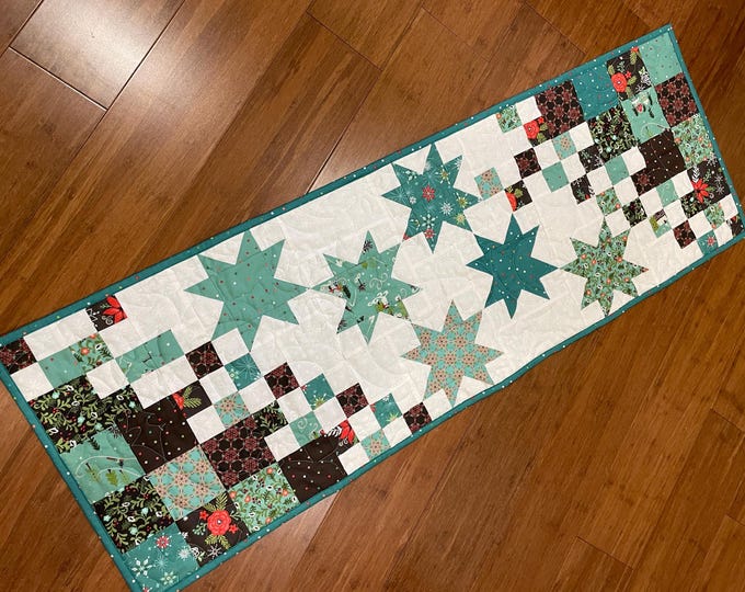 Handmade Quilted Christmas Table Runner - Etsy