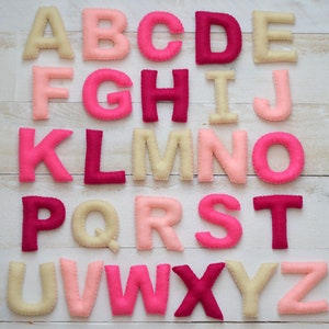 Felt Alphabet - Etsy