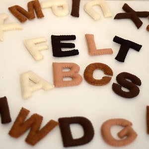 Felt Alphabet - Etsy