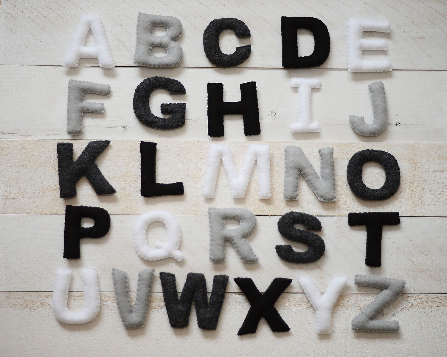Felt Alphabet - Etsy
