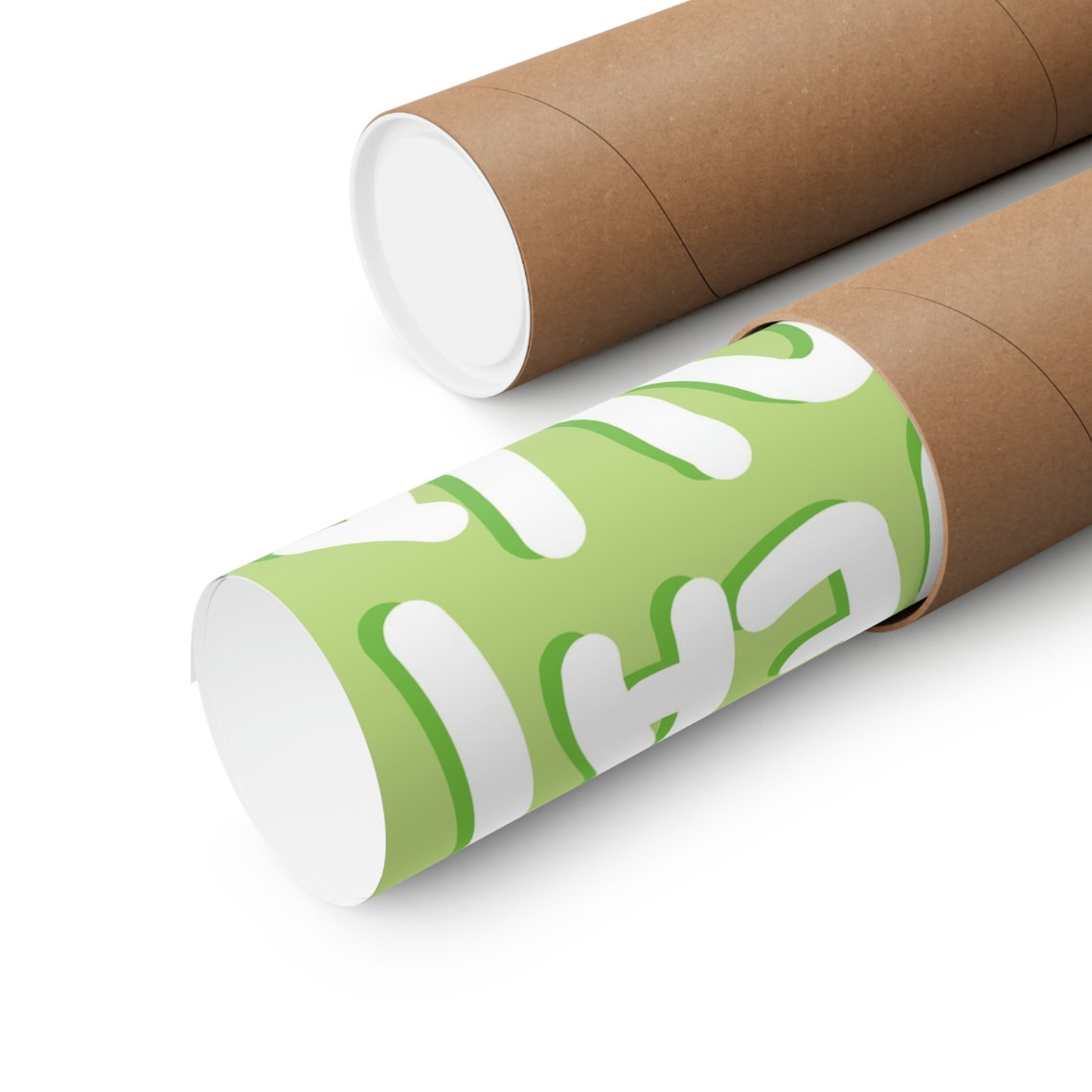 Let's Just Eat Out Original Design | Light Green | Matte Vertical Wall ...