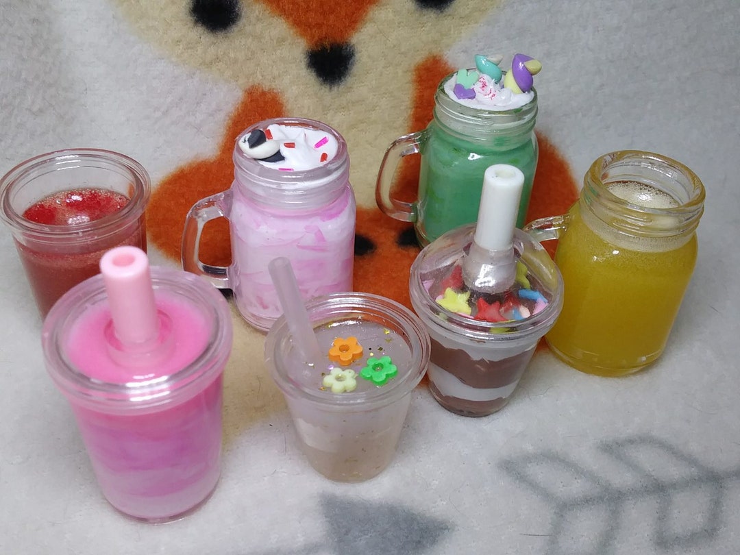 BJD 'colorful Drinks' Shake Ice Cream Malt Fake - Etsy