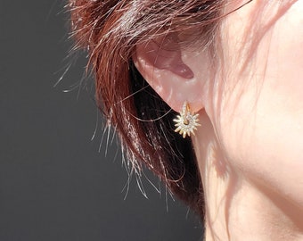 Brass Fishtail Earring Posts Fishtail Earring Stud 18K - Etsy