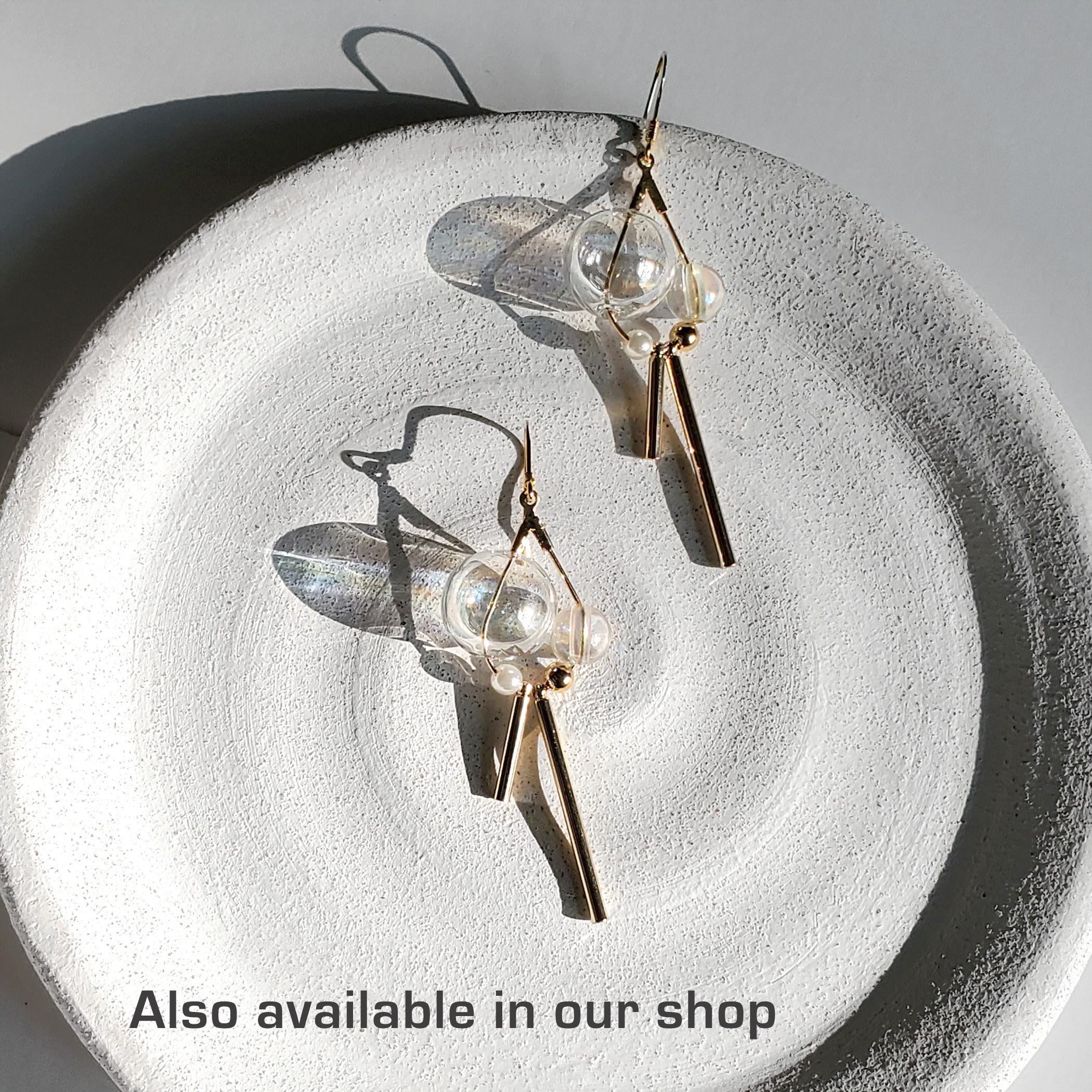 Clear Earrings Clear Lucite Earrings Irregular Acrylic | Etsy