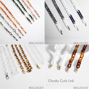 Face Mask Chain, Sunglasses Chain, Tortoise Shell Mask Chain, White ...