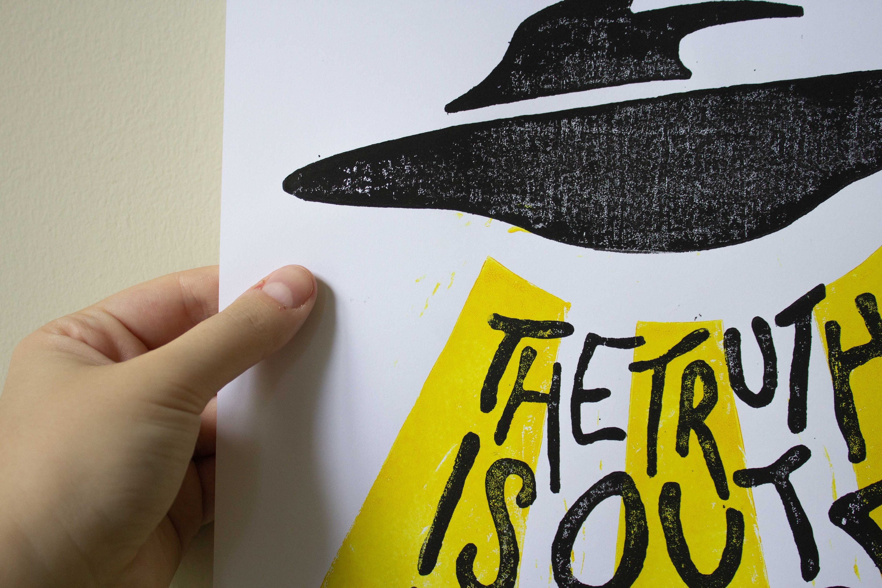 The Truth is Out There X-files Poster (limited Edition) - Etsy