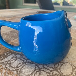 Mars Blue Figural Vintage Mug/m&m Blue 3D Facial Mug - Etsy