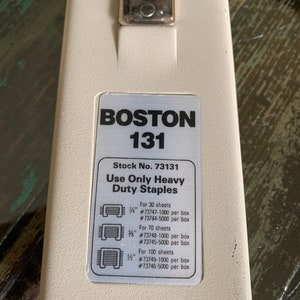 Vintage Boston 131 Heavy Duty Commercial Stapler/boston - Etsy