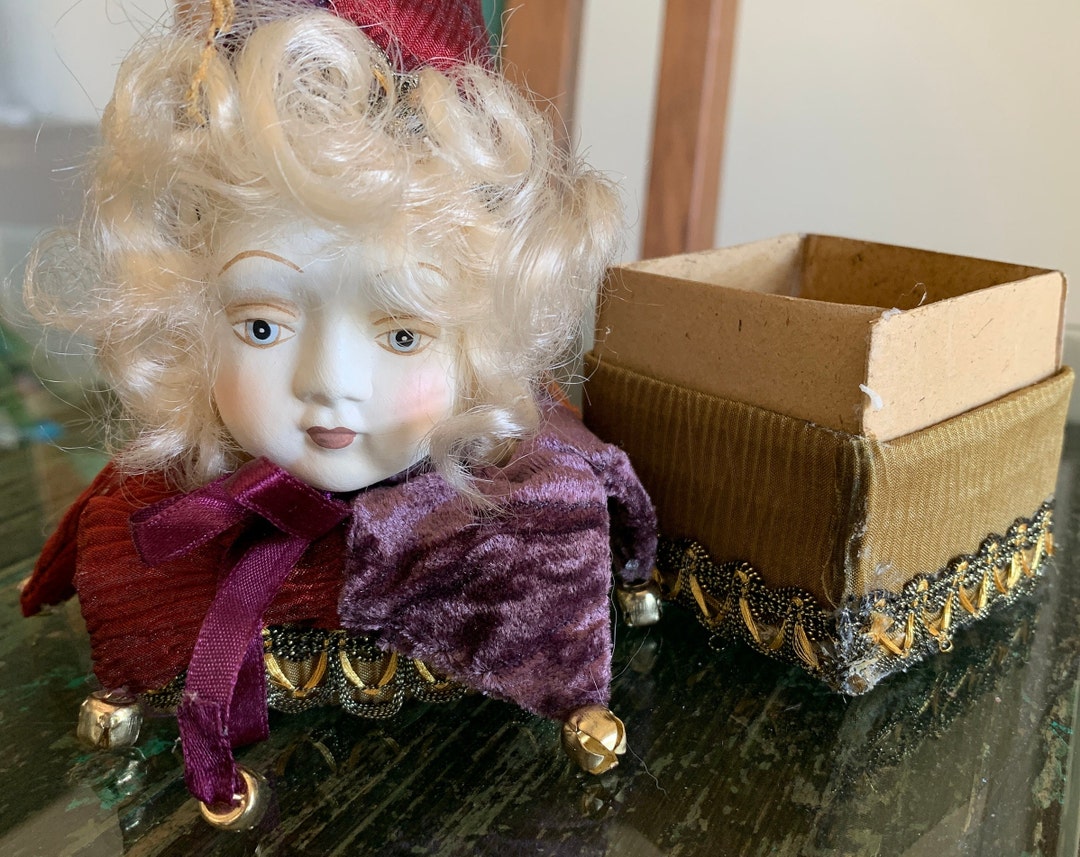 Vintage Mark Roberts Jester Gift Box Christmas Ornament - Etsy