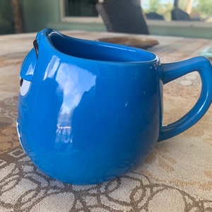 Mars Blue Figural Vintage Mug/m&m Blue 3D Facial Mug - Etsy