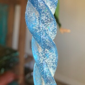 Ice Blue Acrylic Sparkle Christmas Tree Icicles - Etsy