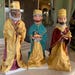Three Kings Paper Mache Figurines/composite Wisemen Nativity - Etsy