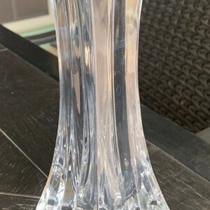 Italian Crystal Clear Vase/kristal Color Lead Crystal Square Bud Vase ...