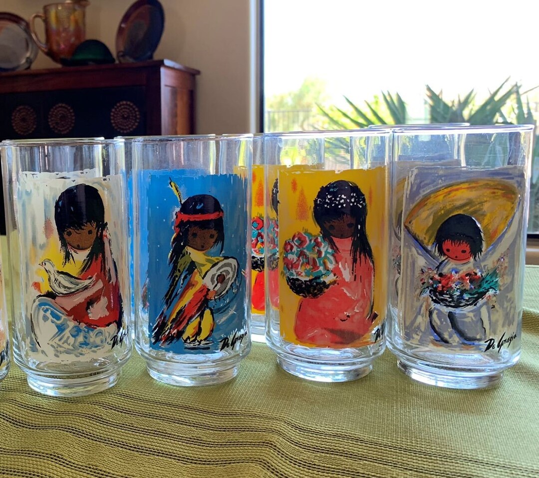 Ted Degrazia children of the Southwest Collection. 1970's/libbey De ...