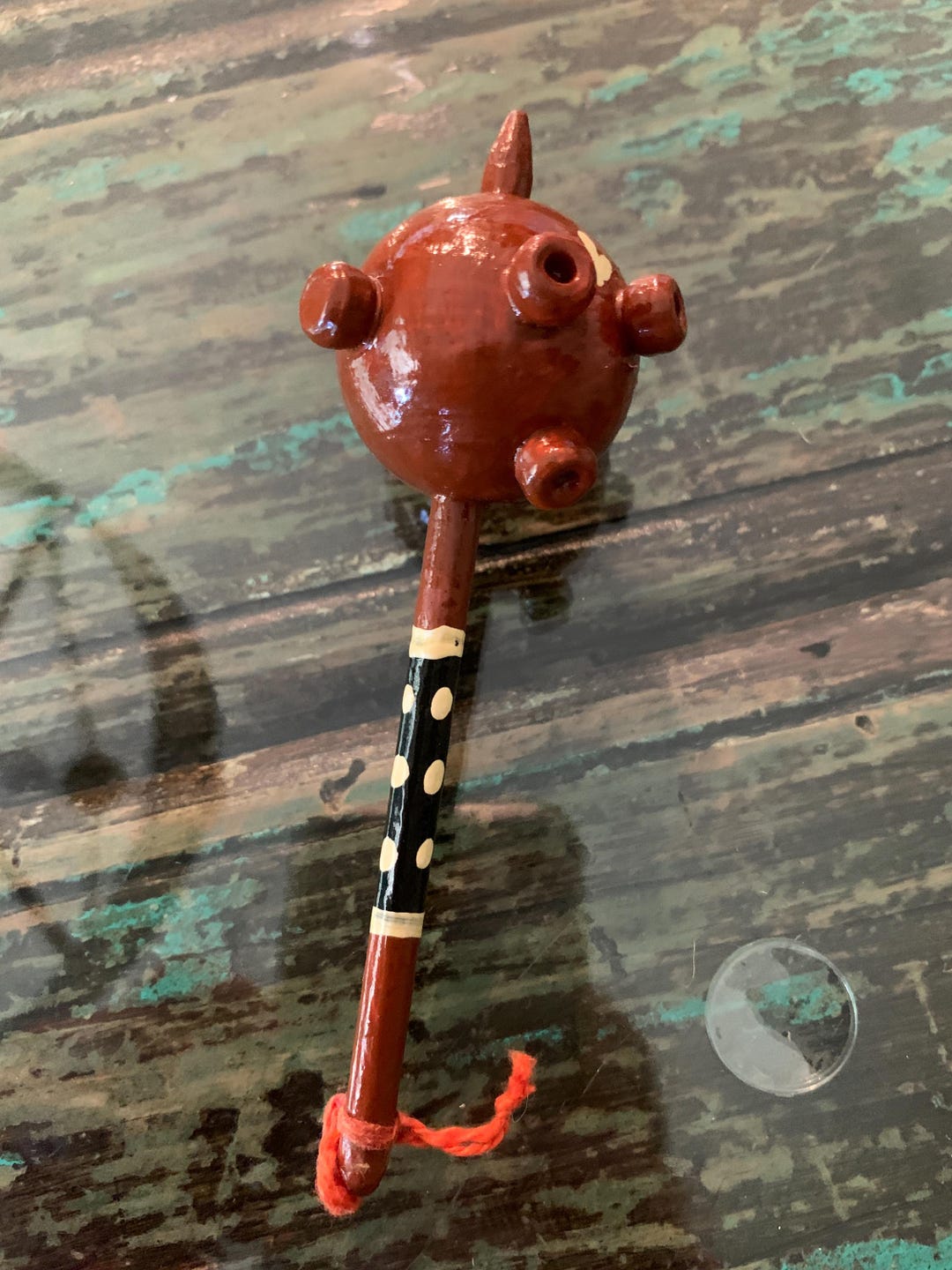 Native American Hopi Mudhead Rattle/hopi Dance Rattle - Etsy