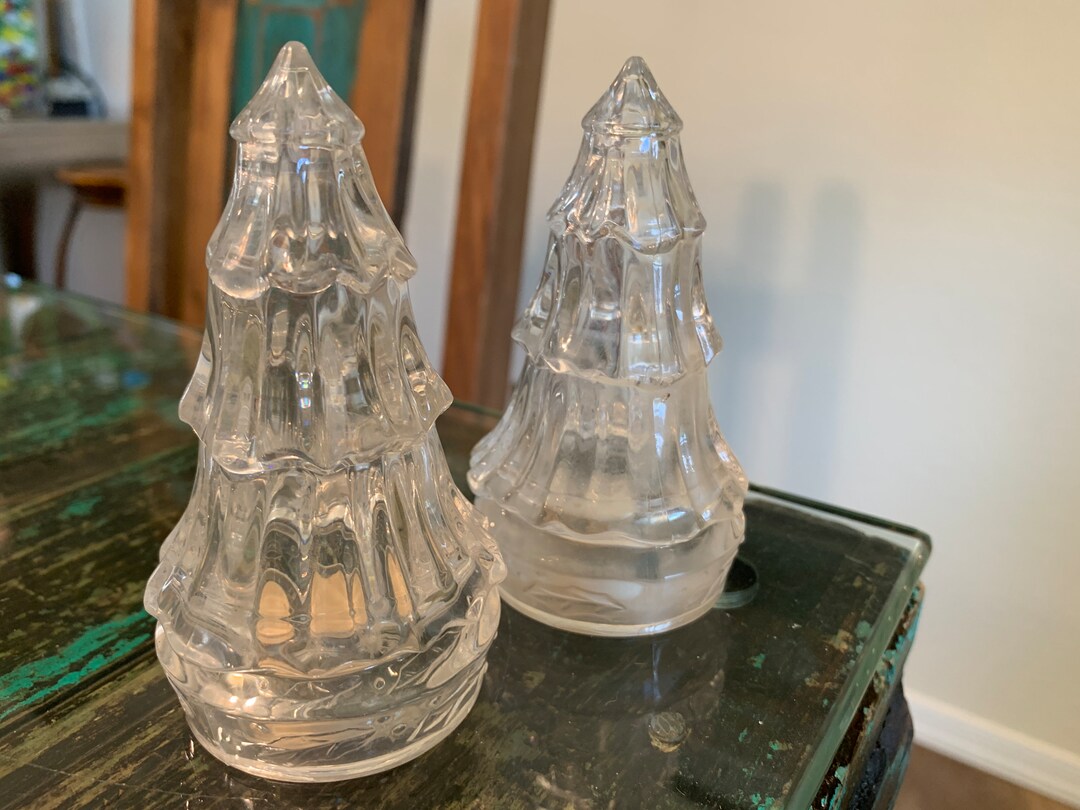 Vintage Lucite Christmas Tree Salt and Pepper Shaker - Etsy