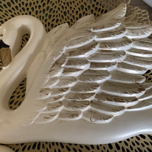 Miller Studios Chalkware Swans/swan Plaques - Etsy