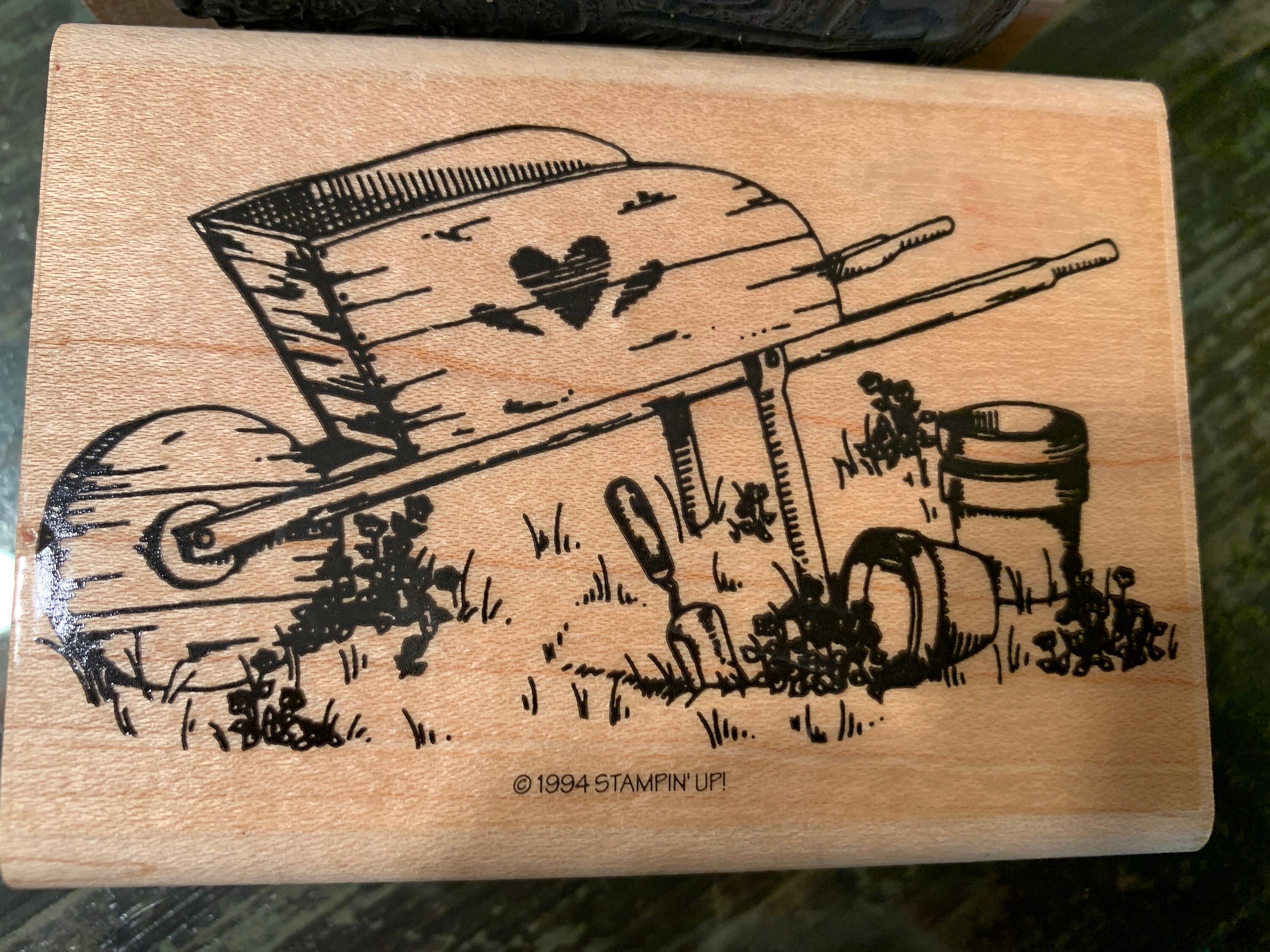 Vintage Stampendous Spring/garden Wood Block Stamps - Etsy