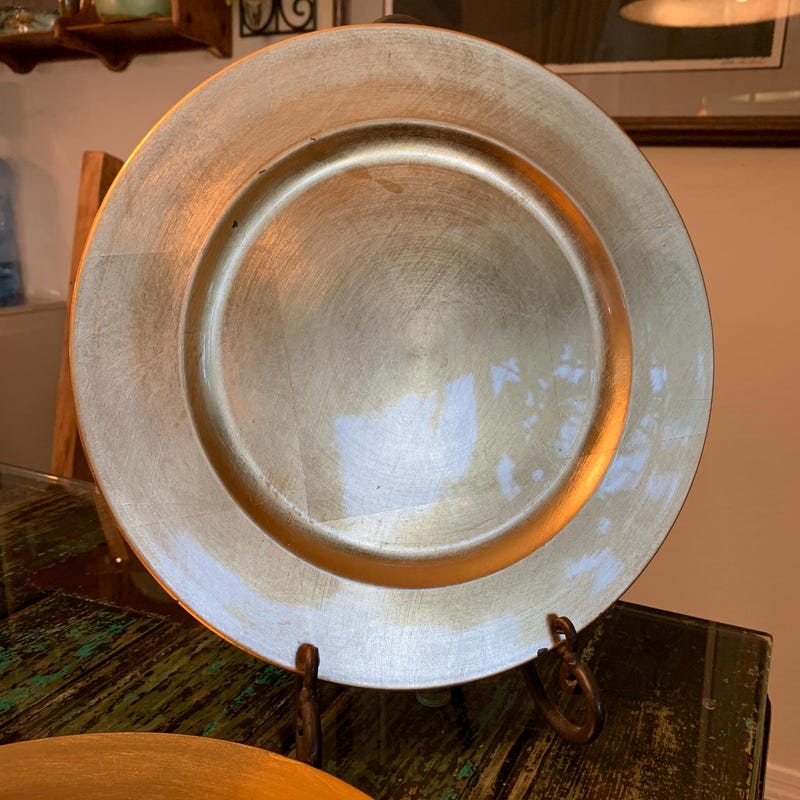 Gold Charger Plates - Etsy