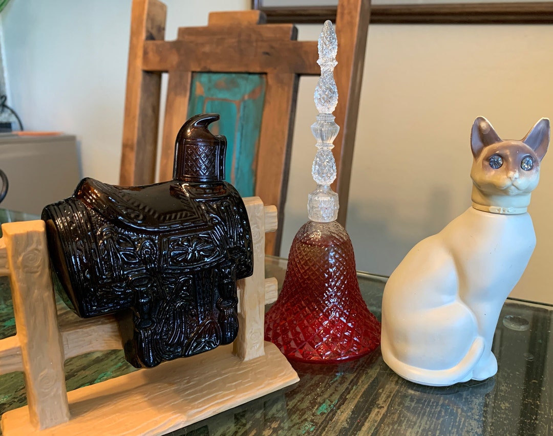 Avon Vintage Cologne Bottles/your Choice Avon Siamese Cat, Rosepoint ...