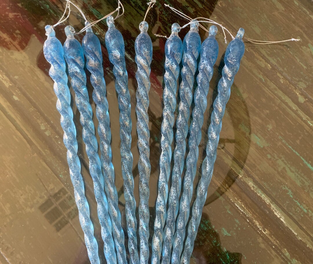 Ice Blue Acrylic Sparkle Christmas Tree Icicles - Etsy