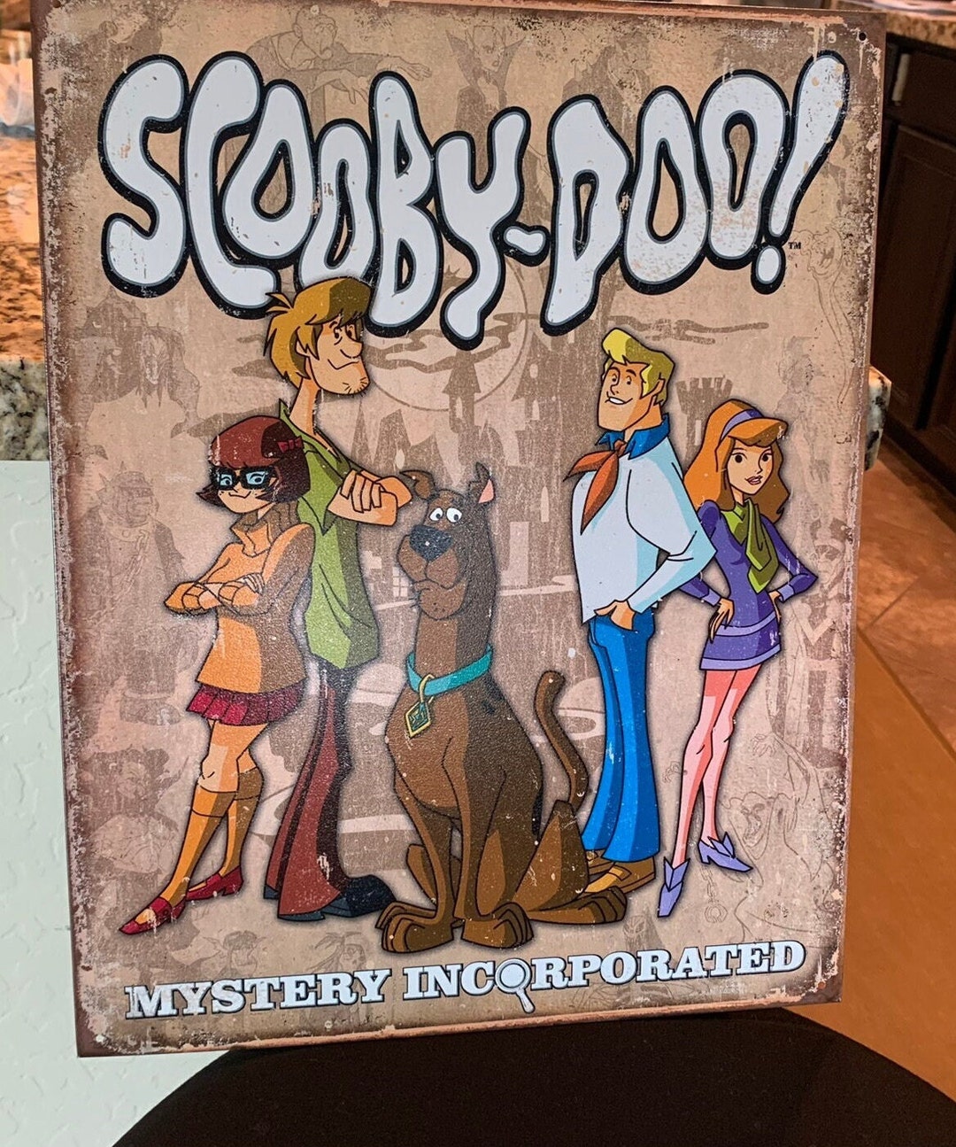 Scooby Doo Gang Metal Sign Wall Décor - Etsy