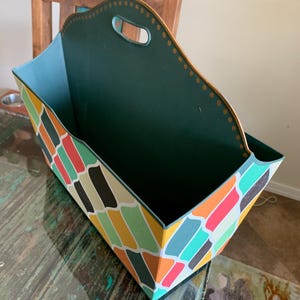 Mackenzie-childs Magazine Holder/ogee Magazine Holder - Etsy