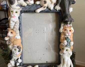 Resin Cat Picture Frame - Etsy