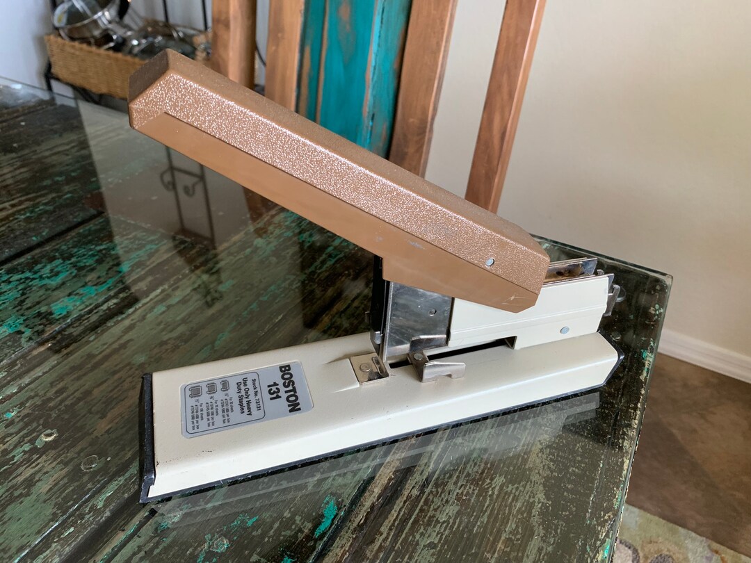 Vintage Boston 131 Heavy Duty Commercial Stapler/boston Stapler/hunt ...