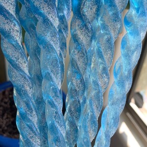 Ice Blue Acrylic Sparkle Christmas Tree Icicles - Etsy