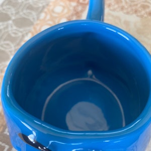 Mars Blue Figural Vintage Mug/m&m Blue 3D Facial Mug - Etsy