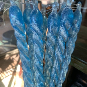 Ice Blue Acrylic Sparkle Christmas Tree Icicles - Etsy