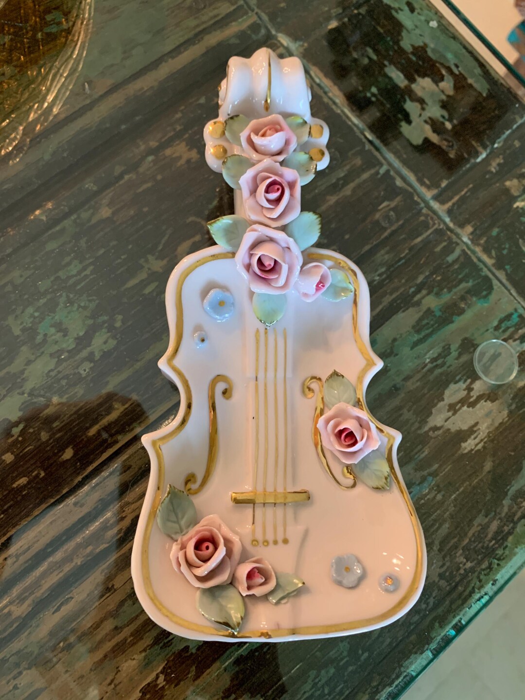 Vintage Violin Wall Bud Vase White Ceramic Mid Century Wall Decor - Etsy