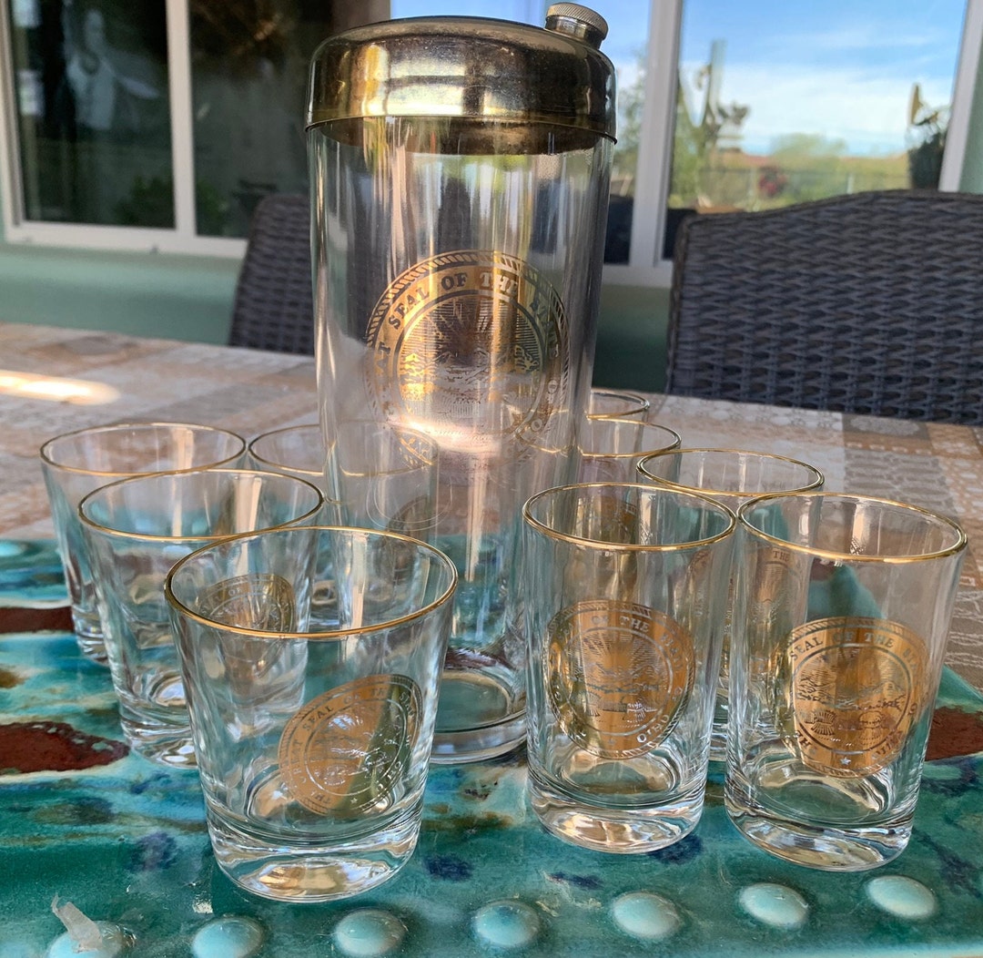 Great Seal of the State of Ohio Cocktail Shakers and Bar Glasses - Etsy