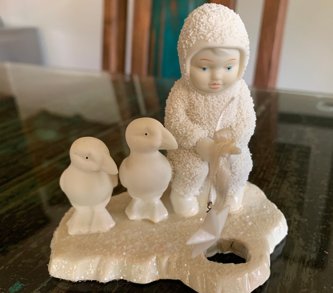 Snowbabies, Department 56 Winter Tales of the Snowbabies Fishing for ...