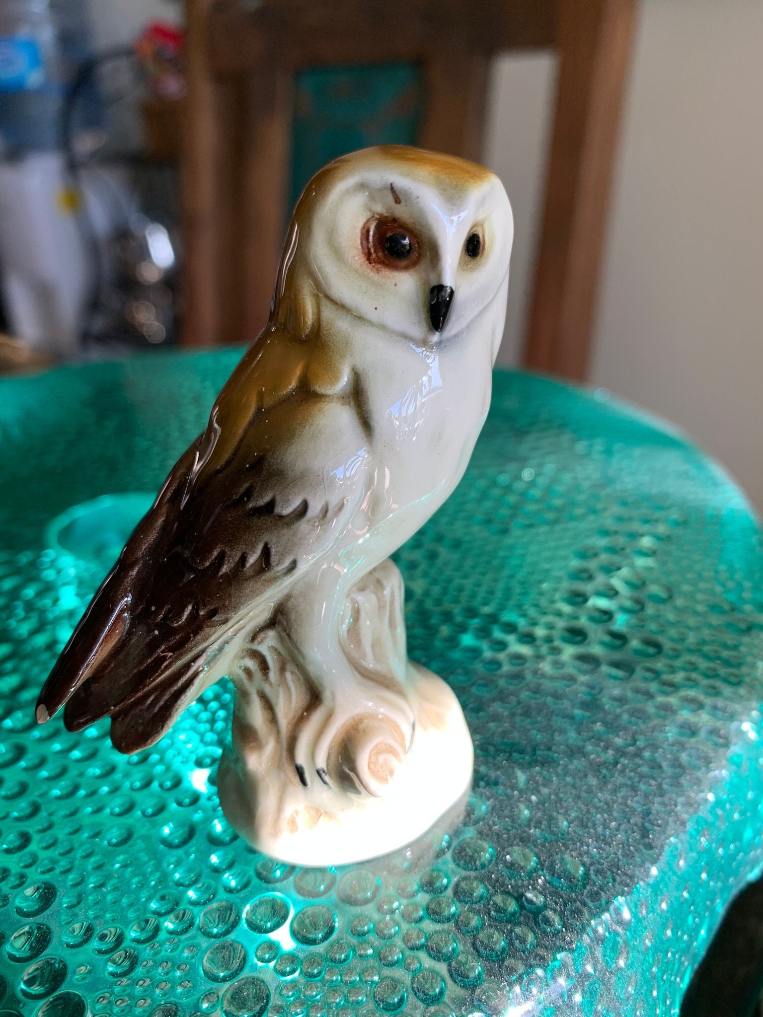 Goebel West Germany Barn Owl Figurine on a Branch 3 - Etsy