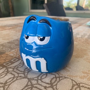 Mars Blue Figural Vintage Mug/m&m Blue 3D Facial Mug - Etsy