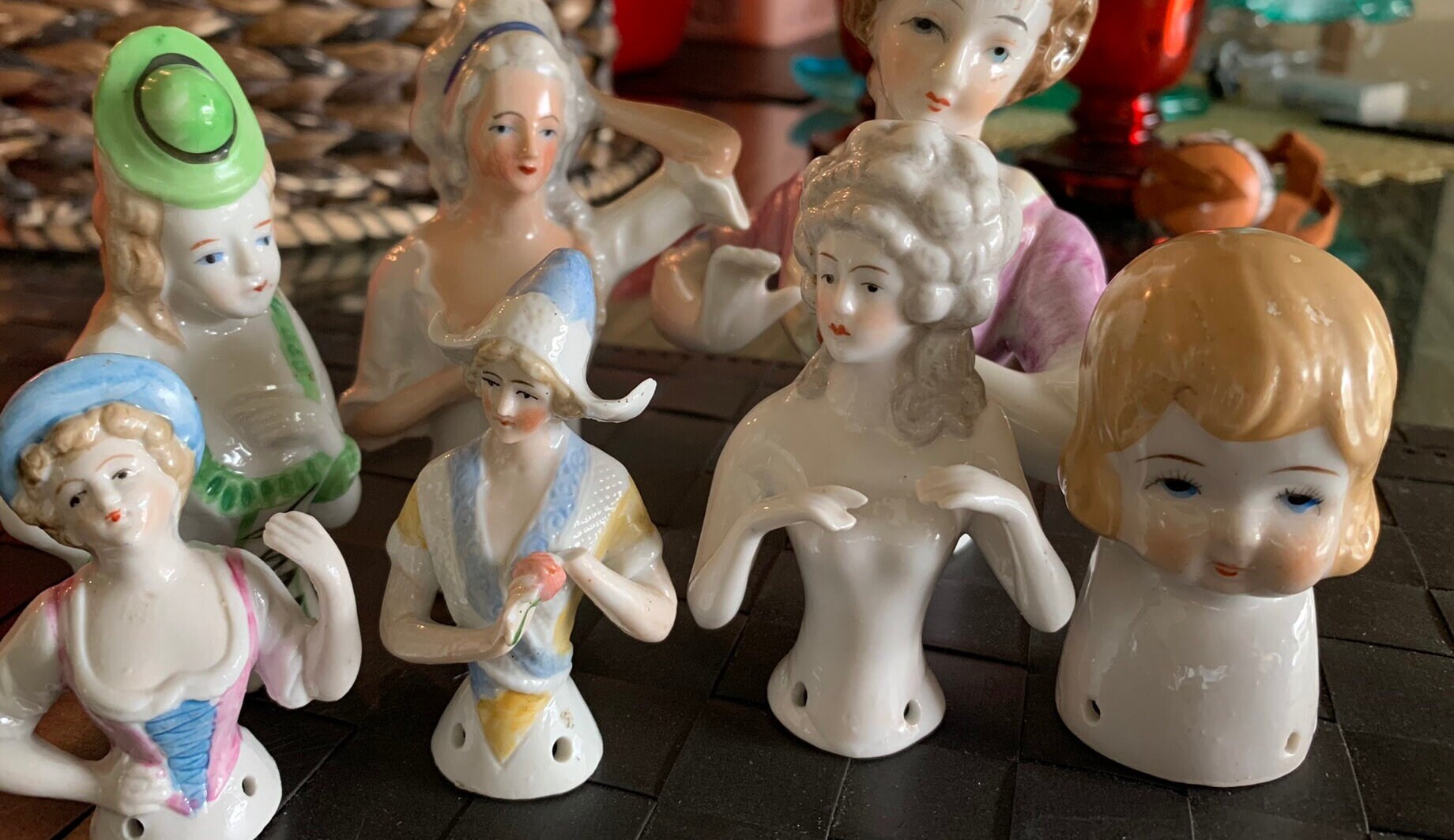 Your Choice Selection of Vintage Porcelain Doll Heads/half Doll Busts ...