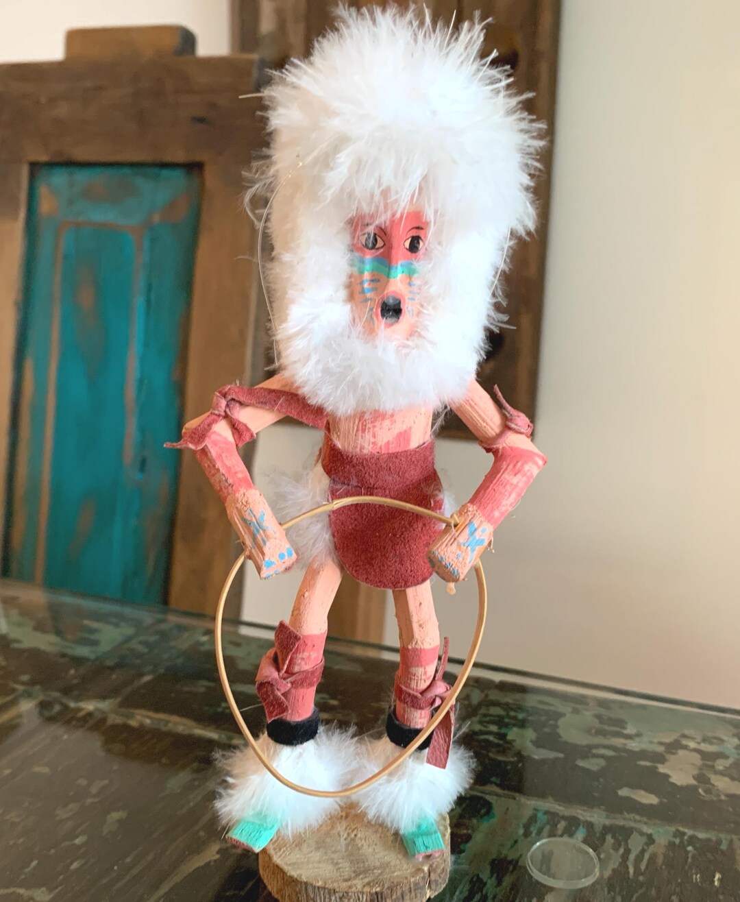 Handmade Native American-inspired Hoop Dancer Kachina Ornament – Tribal ...