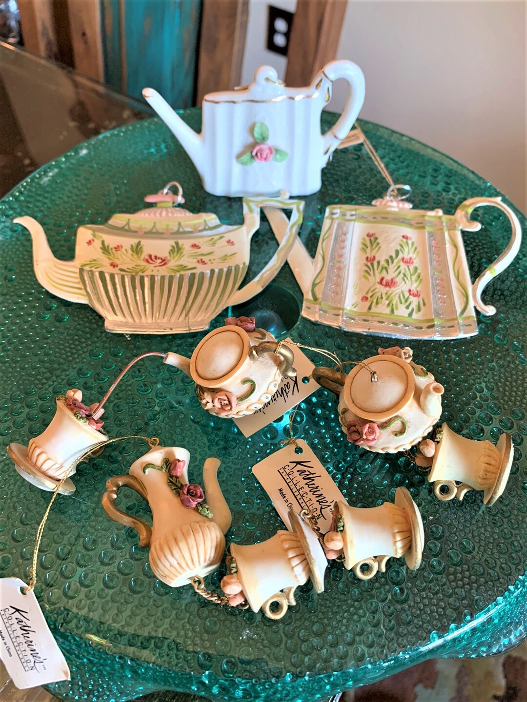 Vintage Katherines Collections Teapot Ornaments/victorian Teapot ...